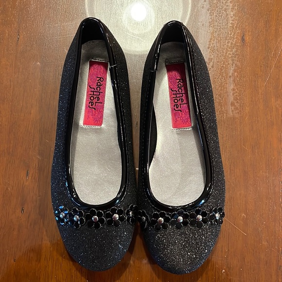 Rachel Shoes | Shoes | Black Sparkly Rachel Shoes Flats Size M Youth ...